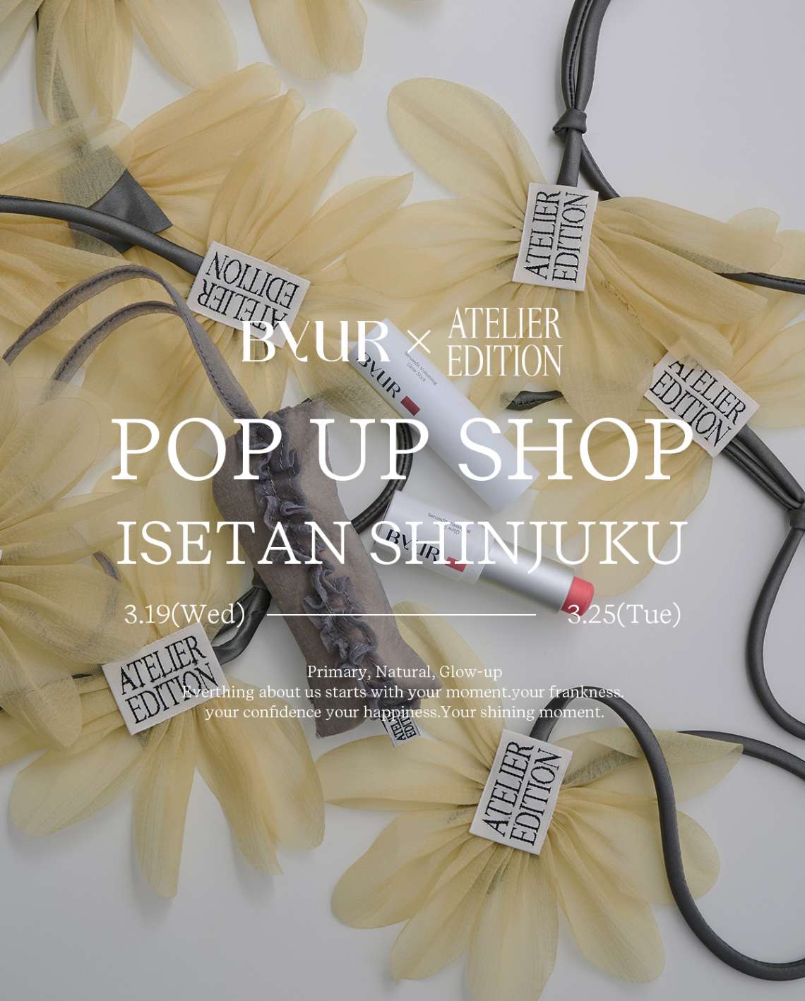 ByURが韓国アパレルと伊勢丹新宿でポップアップ 新作ファンデやUVキットを先行発売 | esthete