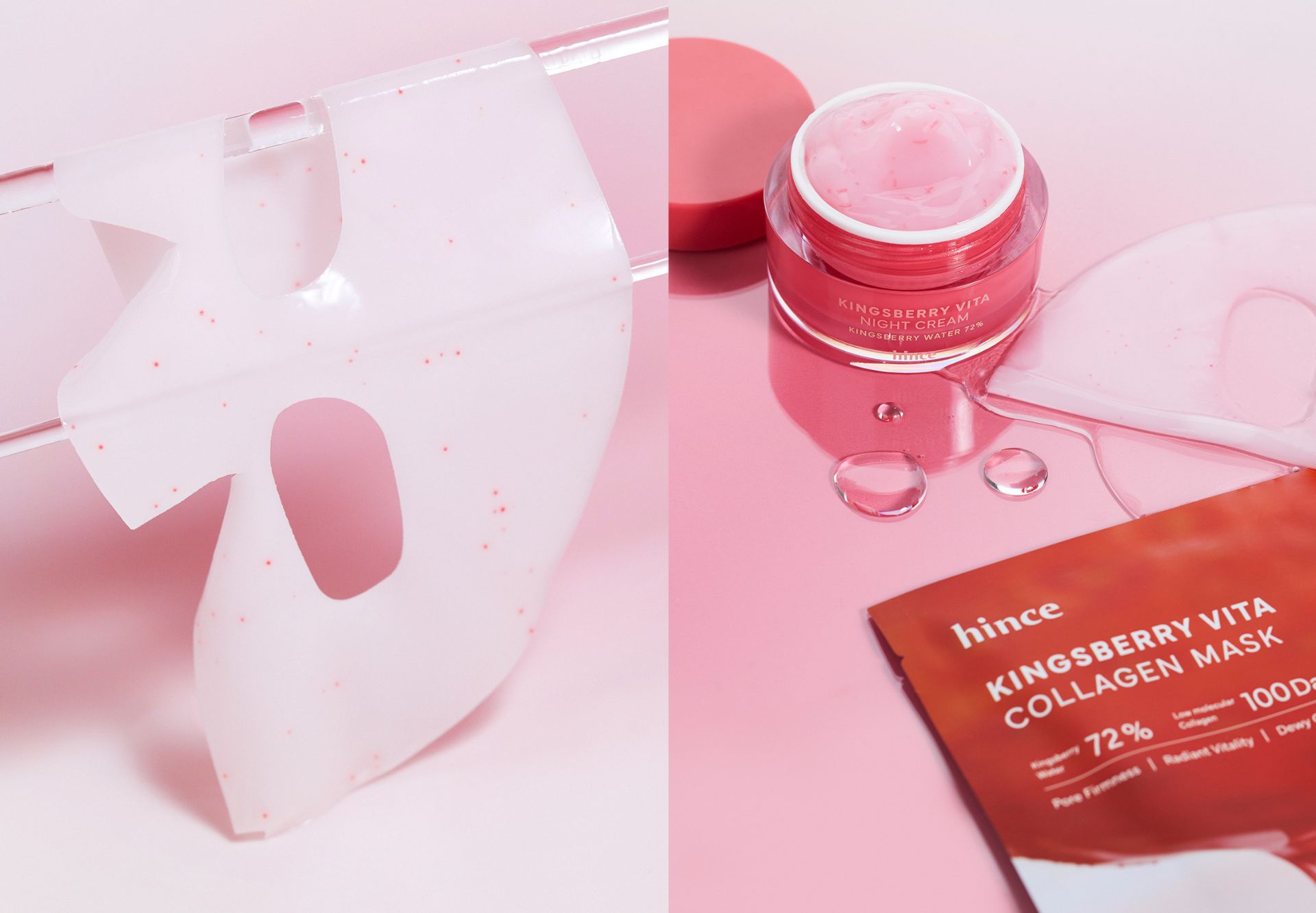 hince(ヒンス)からビタミン＆コラーゲンの高栄養ハイドロゲルマスクが登場 アンプル1本を濃縮 | esthete